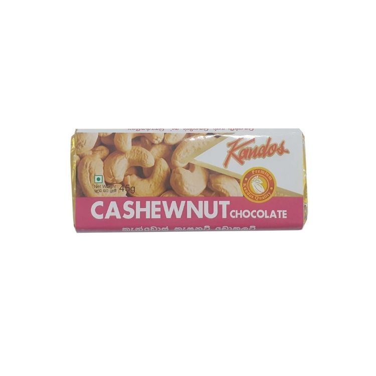 Kandos Cashewnut Chocolate 45G - Best Price in Sri Lanka | OnlineKade.lk