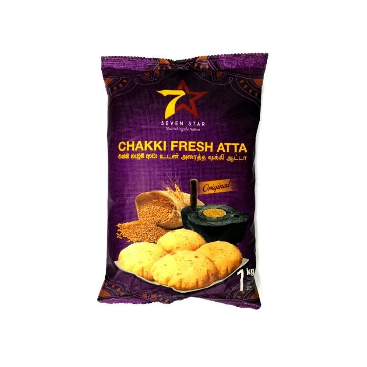 Seven Star Chakki Fresh Atta Original Flour 1Kg - Best Price in Sri ...