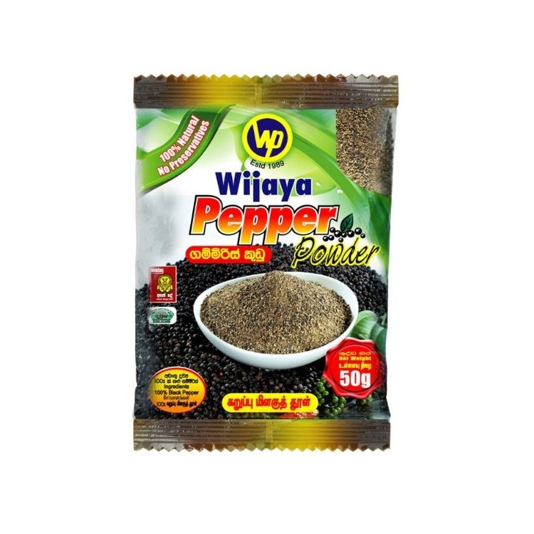 Wijaya Pepper Powder 50G - Best Price in Sri Lanka | OnlineKade.lk