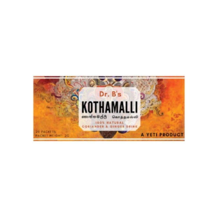 Yeti Dr B Kothamalli Coriander Ginger Drink 2G - Best Price in Sri ...
