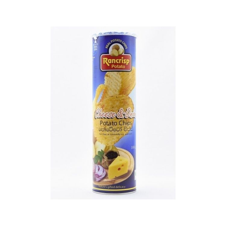 Rancrisp Cheese & Onion Potato Chips Tube 100G - Best Price in Sri ...