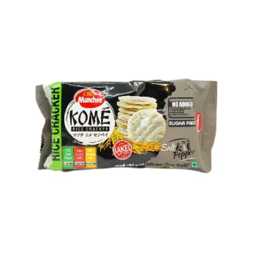 Munchee Kome Rice Crackers Salt & Pepper 45G - Best Price in Sri Lanka ...